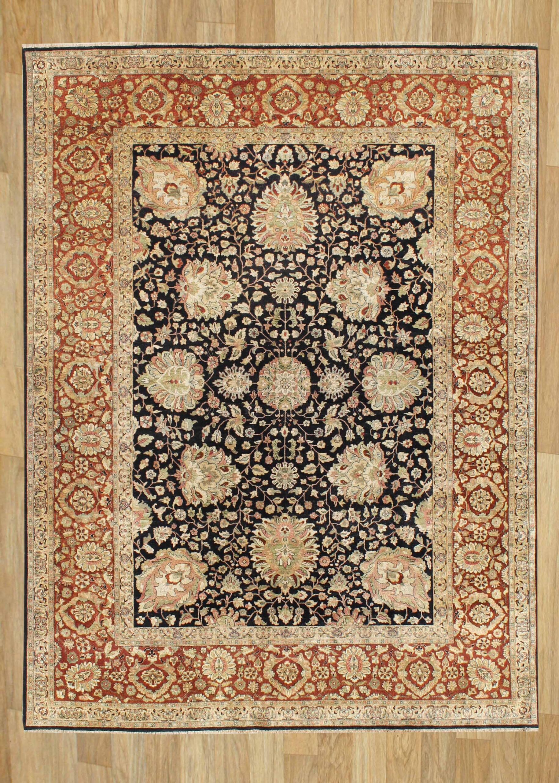 FH-5 BLACK/RUST - Carpets in Delhi | Carpet Manufacturers in India