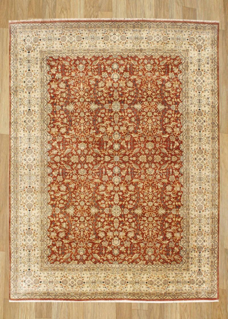 FH-123 RUST/CREAM - Carpets in Delhi | Carpet Manufacturers in India